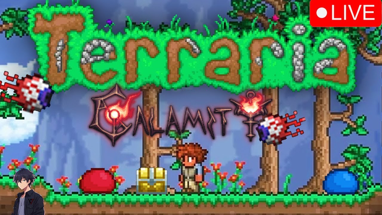 🔴Live Modded Terraria Calamity And Decadent Summoner Build Part One ...