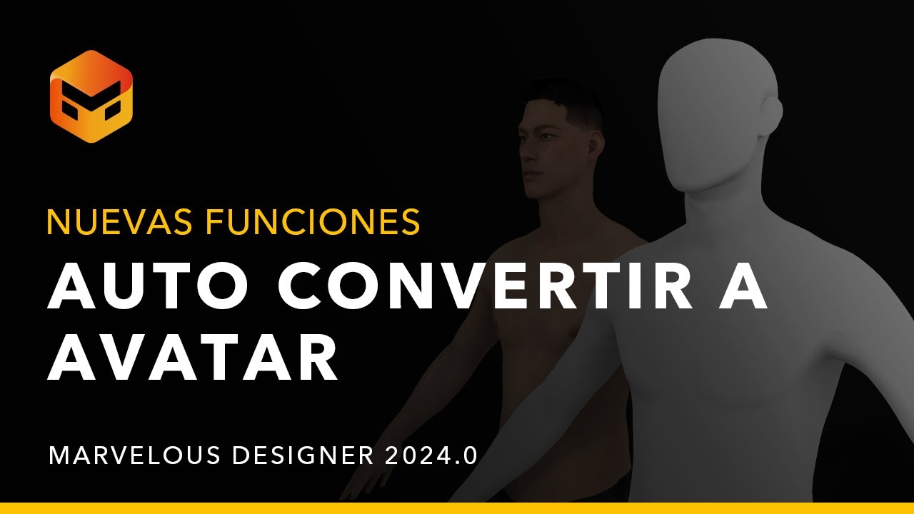 Marvelous Designer 2024.0: Auto Convertir a Avatar - YouTube