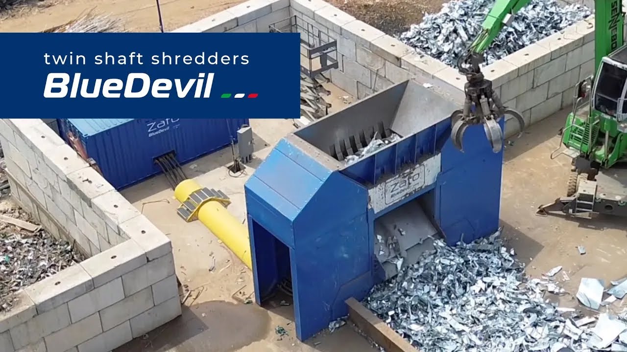 Zato | Blue Devil is a “monster” when shredding scrap metal at Morris ...