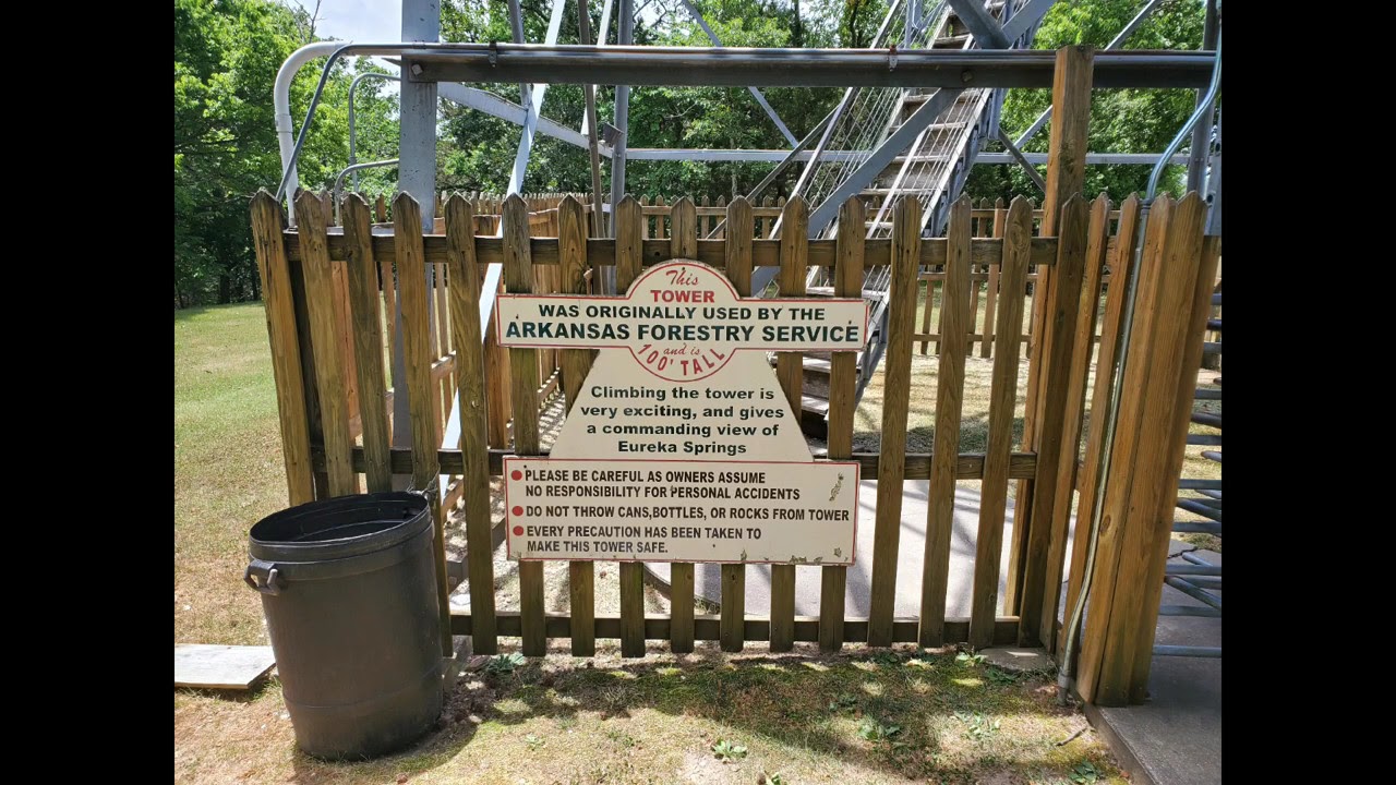 Razorback Tower Eureka Springs Arkansas - YouTube