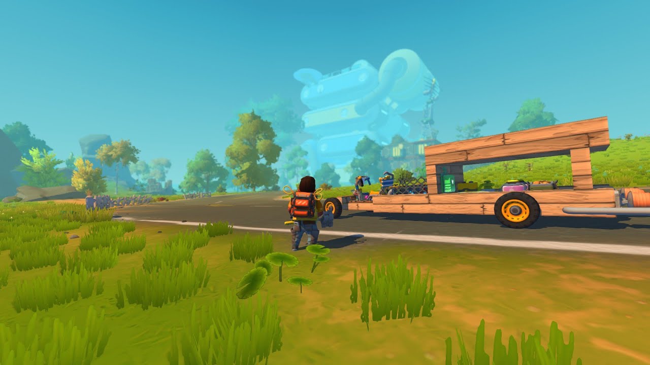 I created a vehicle to go exploring in Scrap Mechanic Survival... But ...