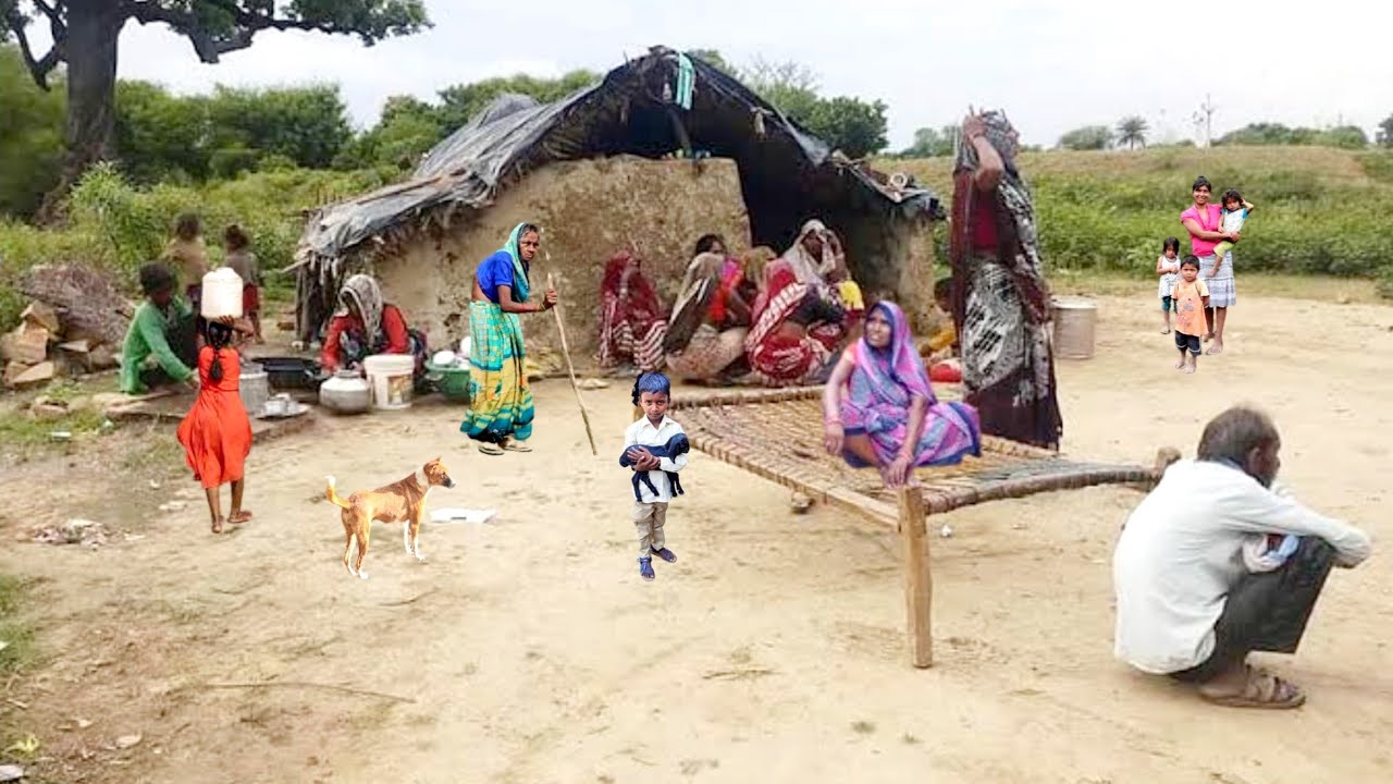 How the people of rural village do their work and live their life ...