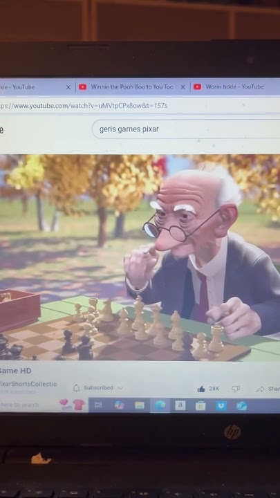 PIXAR Short Geri’s Game Geri Vs Clayton In A Funny Way - YouTube