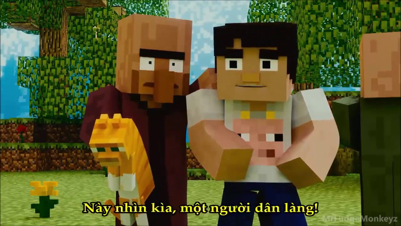 Phim Minecraft Tổng hợp phim Dân làng và zombies - YouTube