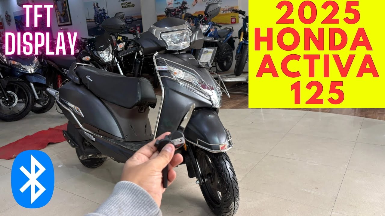 2025 Honda Activa 125 Matt Grey Price, Review And Deep Details - YouTube