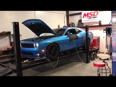 Stock 6.4 Hemi Scat Pack on the Dyno - YouTube
