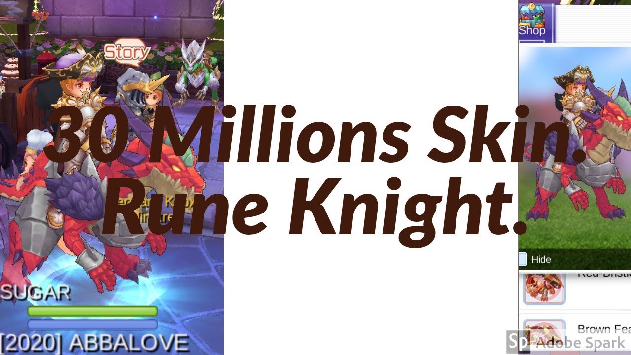 30 Millions Skin Rune Knight. Valg Green Petite. Ragnarok Mobile. - YouTube