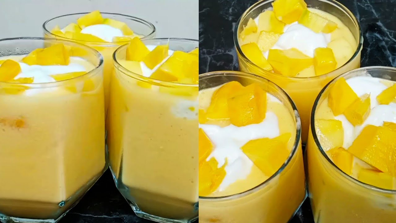 Mango Milkshake Recipe | Cooking Magic By Hafsa - YouTube