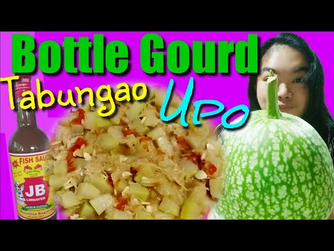 GINISANG BOTTLE GOURD (UPO/TABUNGAO) WITH FISH SAUCE (BAGOONG) AND ...