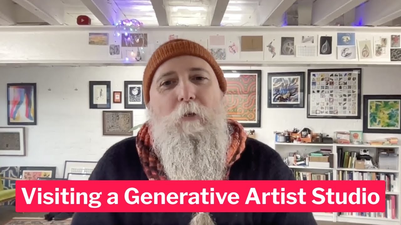 Visiting a Generative Artist Studio ft. Dan Catt - YouTube