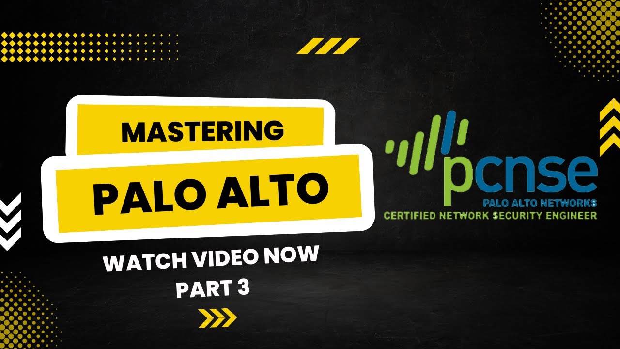 FREE Course: Palo Alto NGFW Firewall Type of Traffic & Initial Config Part 1 | Hindi - YouTube