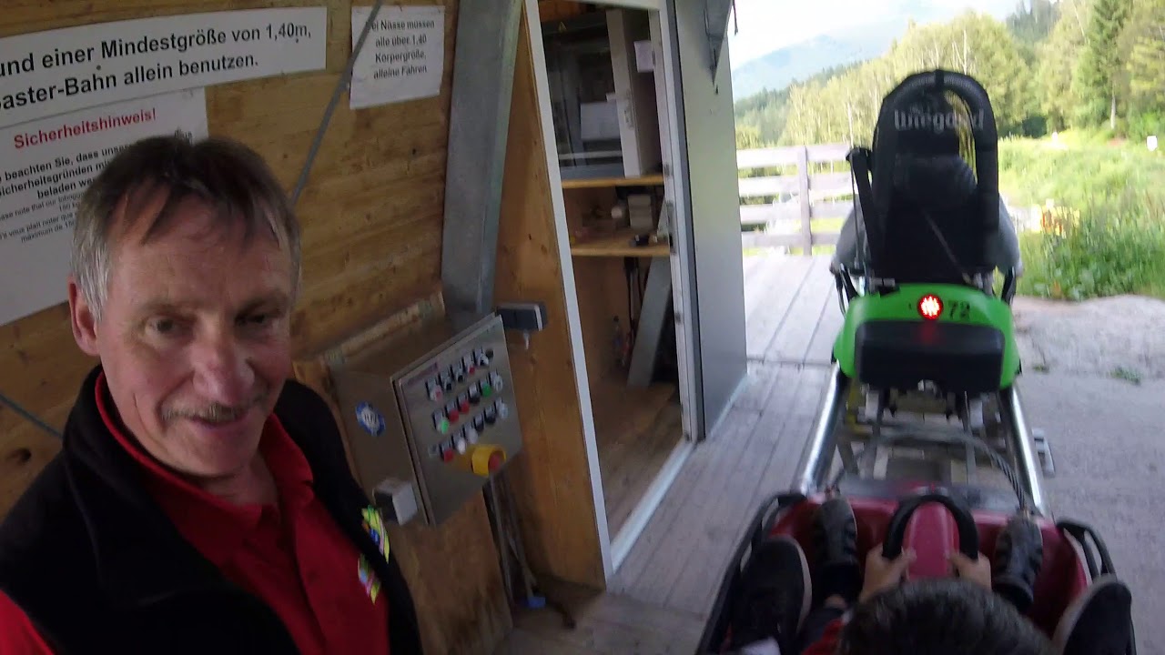 Спуск с большого родельбана в Тодтнау. Todtnau, the biggest Alpine ...