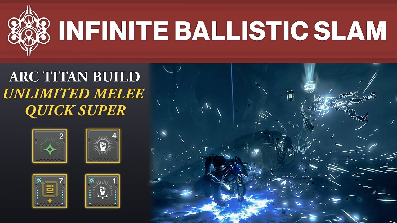 Infinite Ballistic Slam Melee Build - Fast Titan Thundercrash Super /// Destiny 2 Season of the ...