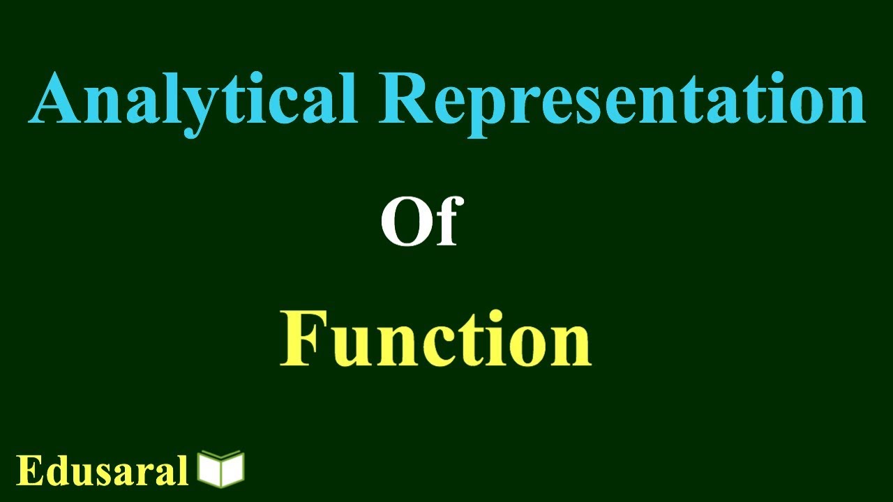 Analytical Representation of the Function | Pre Calculus | SSC ...