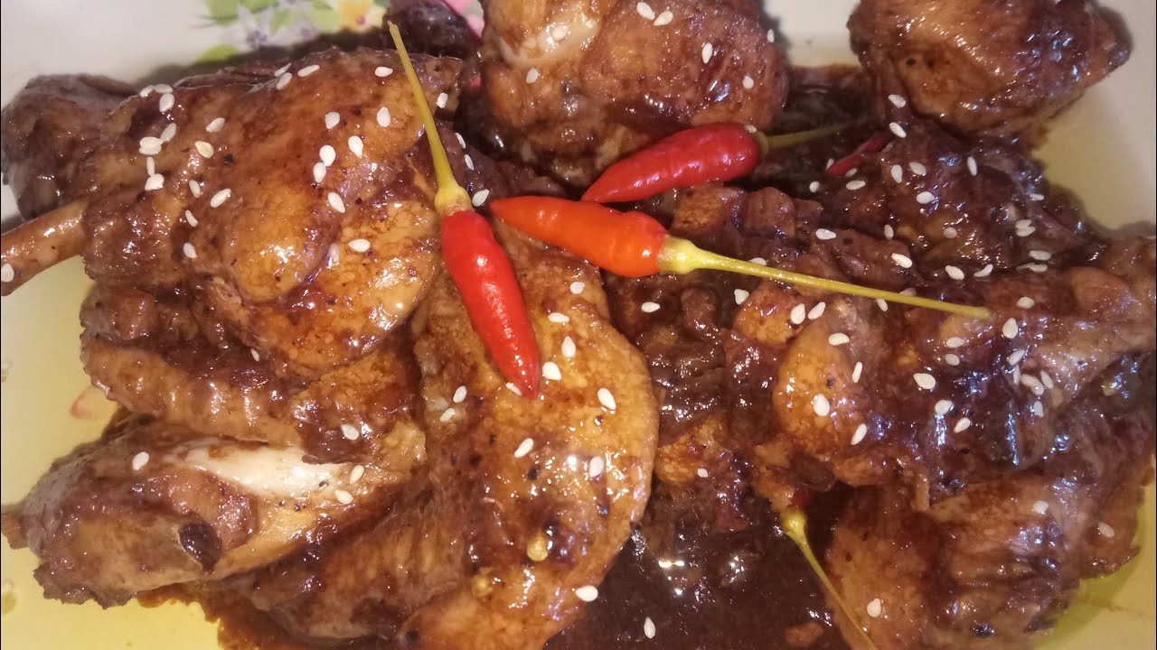 Spicy Chicken Wings Adobo #shorts (Tuyong Manok Adobo) - YouTube
