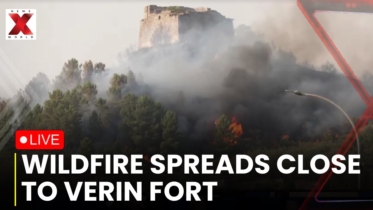 Verin Wildfire LIVE: Spain Wildfire Threatens Centuries Old Verin Fort ...