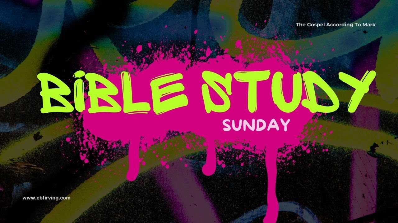 Bible Study: Mark - YouTube