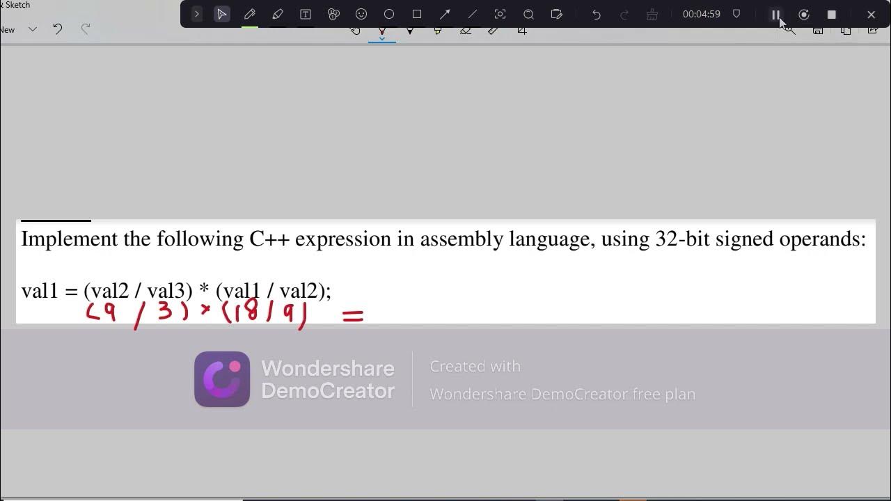 Division in Assembly language x86 II DIV Function in Assembly Language x86 - YouTube