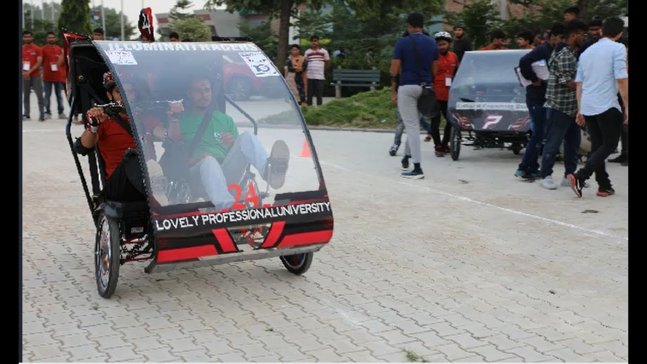 ## EFFI-CYCLE Racing in LPU by SAE India## - YouTube