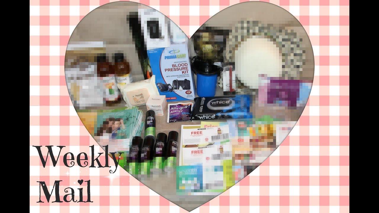 Over Due Weekly Mail!! Samples Freebies & Review Items Sue Me LOL - YouTube