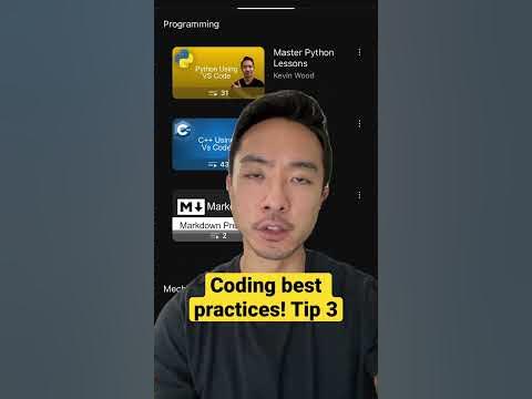 Coding best practices! Tip 3 - YouTube