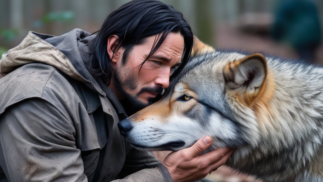 Keanu Reeves Fed Starved Pregnant Wolf All Winter. One Year Later The ...