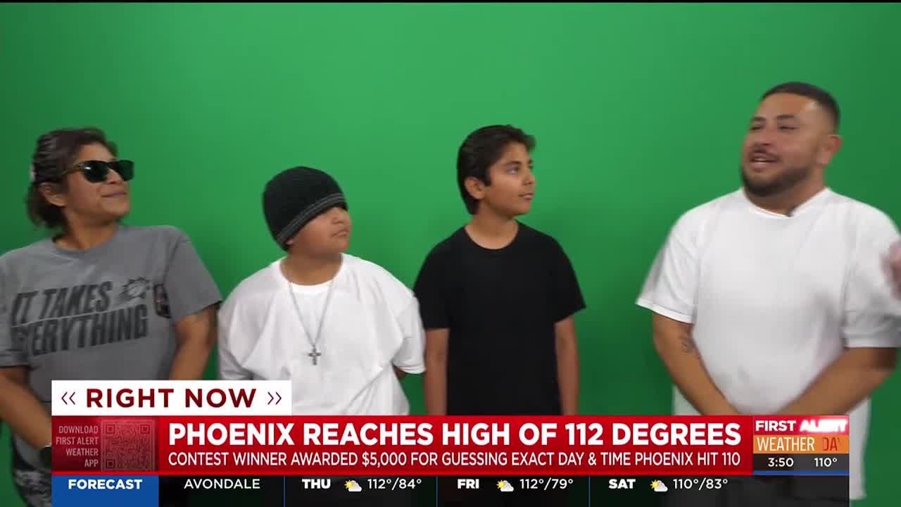 Here's who won our 110 degree contest! - YouTube