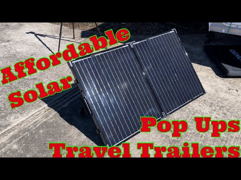 Pop-Up Camper Solar Kit Review: Affordable Solar Panels for Off-Grid ...