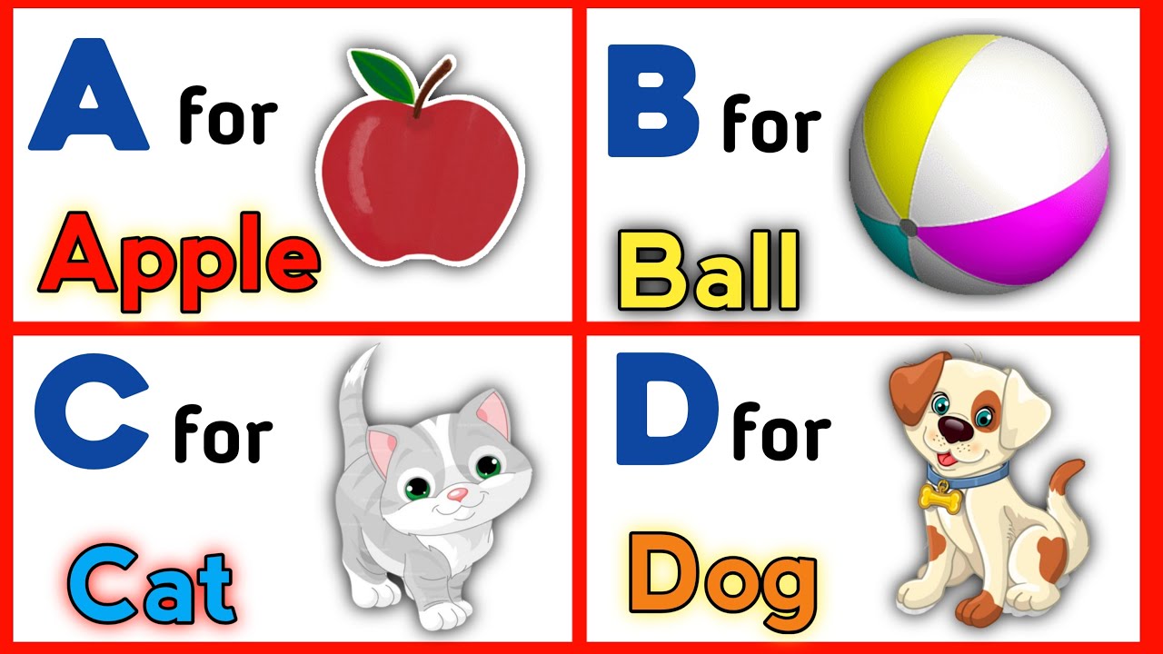 ABCD | ABCD Alphabet Song | ABCD Rhymes | ABC songs for children | ABCD ...