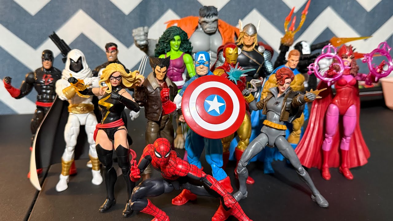 Setting Up My Marvel Legends Avengers Collection January 2025! - YouTube