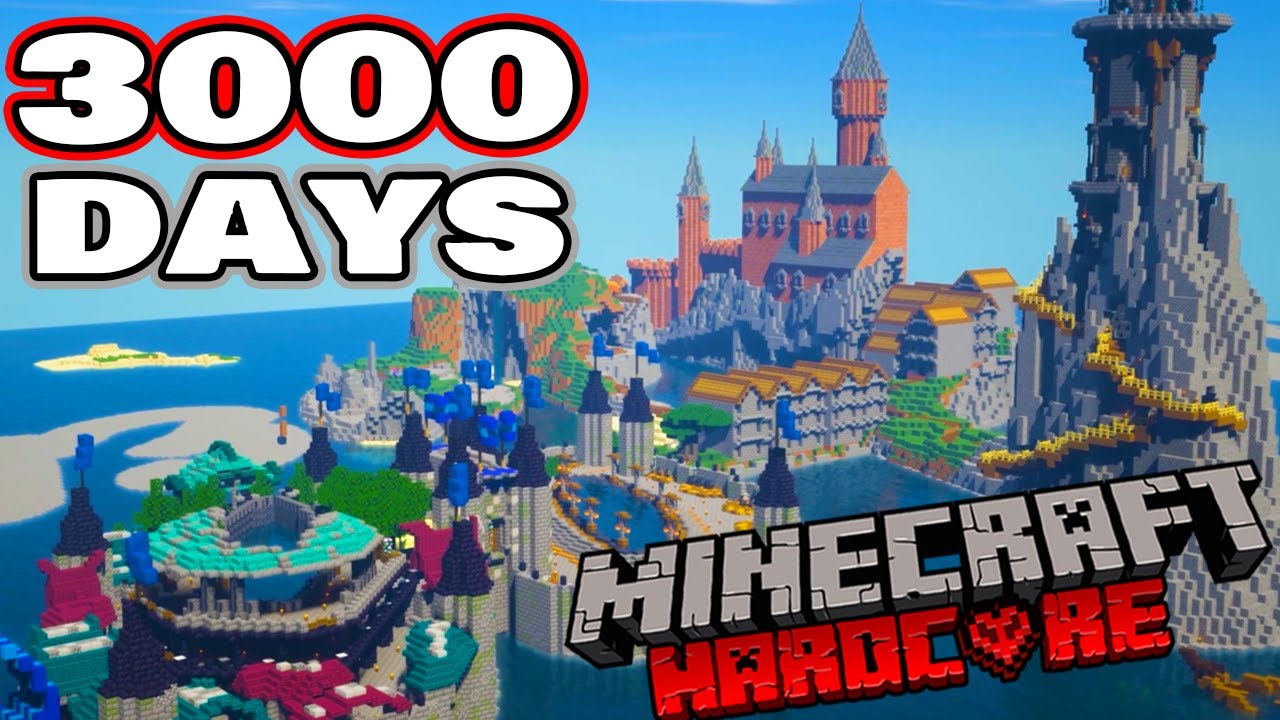 I survived 3000 Days in Hardcore Minecraft - The Movie - YouTube