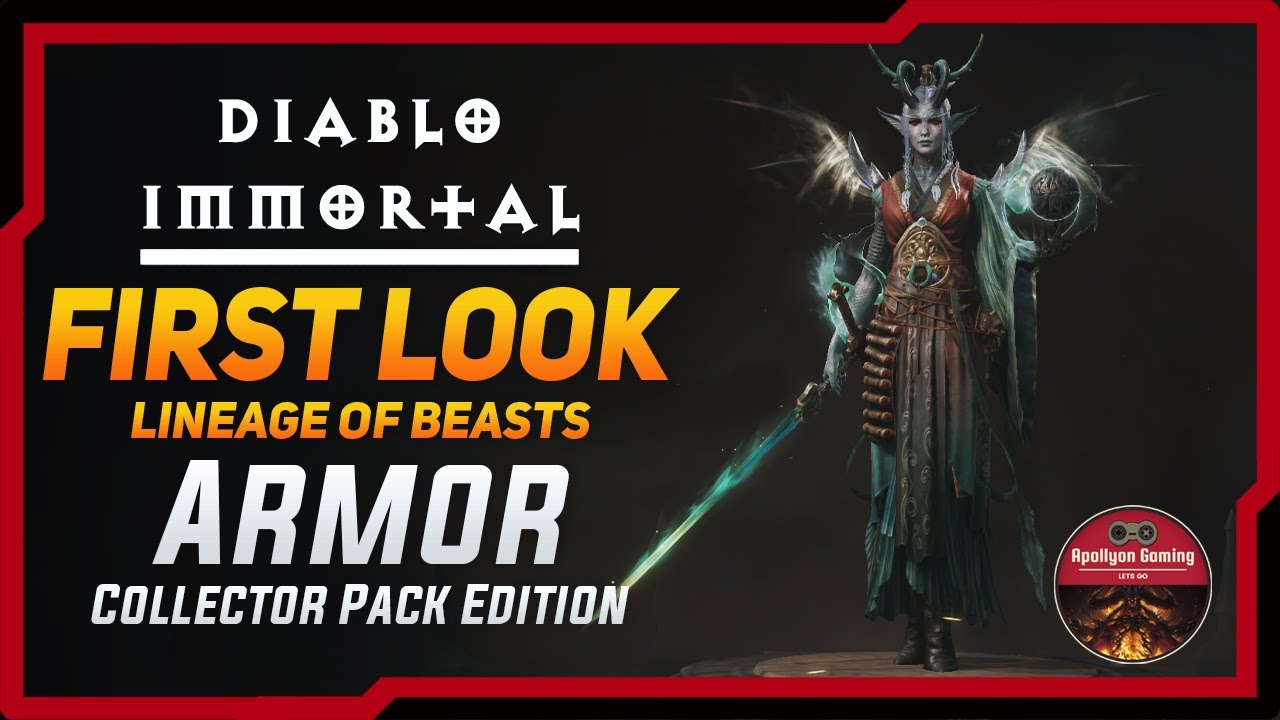 First Look - Lineage of Beasts Armor - Female Wizard - Collector ...