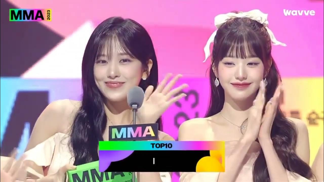 [02.12.2023] IVE @ MMA2023 - TOP 10 award speech - YouTube