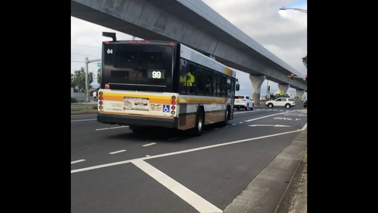 Thebus Honolulu Route 99 EXPRESS Wahiawa Transit Center Gillig Low ...
