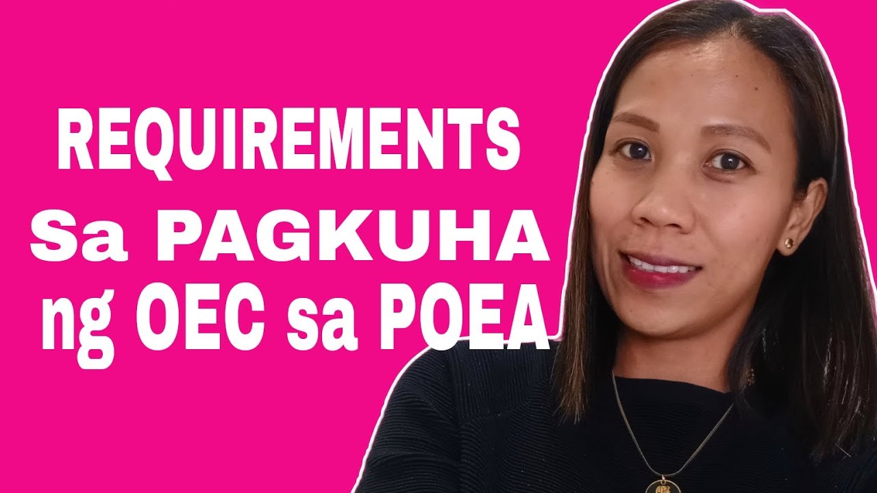 What You Need to Know Before Getting an OEC from POEA! - YouTube