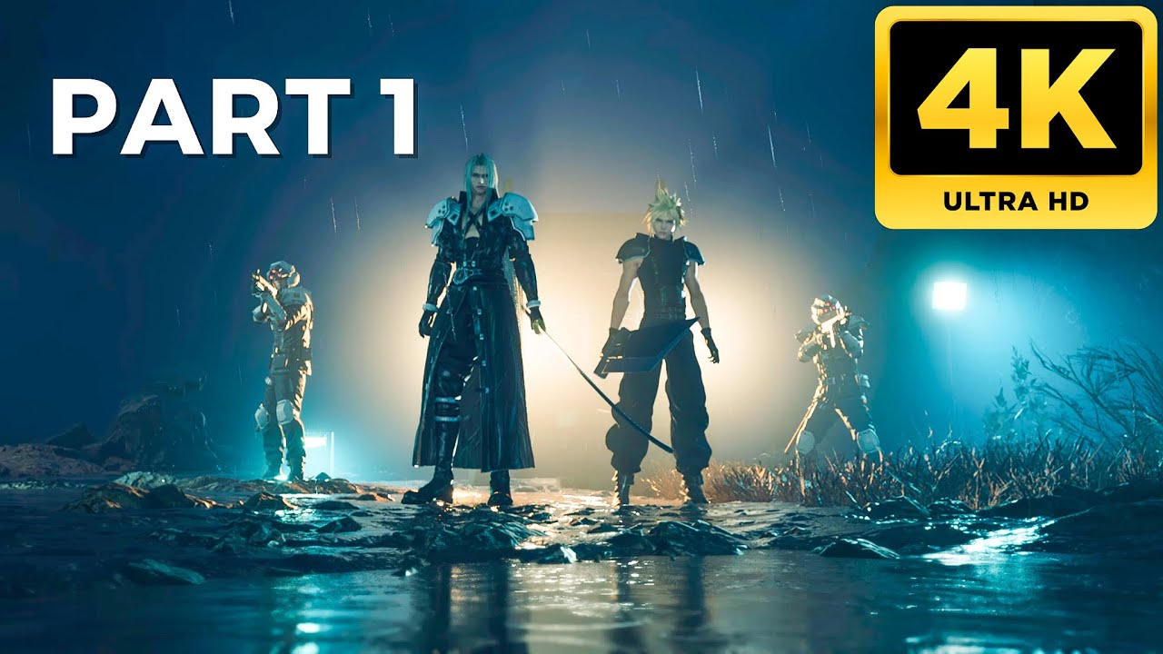 Final Fantasy 7 Rebirth Nibelheim Flashback Demo Gameplay Walkthrough ...