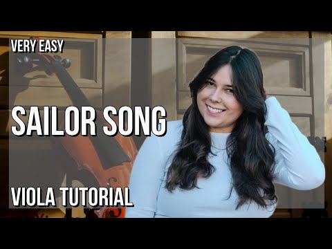 SUPER EASY: How to play Sailor Song by Gigi Perez on Viola (Tutorial) - YouTube