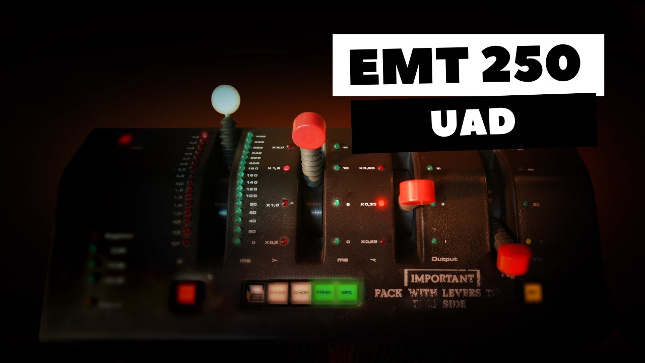 🎸 UAD EMT 250 Classic Electronic Reverb Plugin | Electric and Acoustic ...