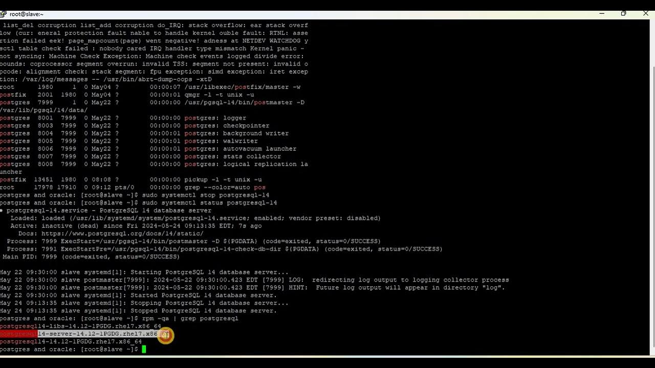 Postgres deinstall on linux - YouTube
