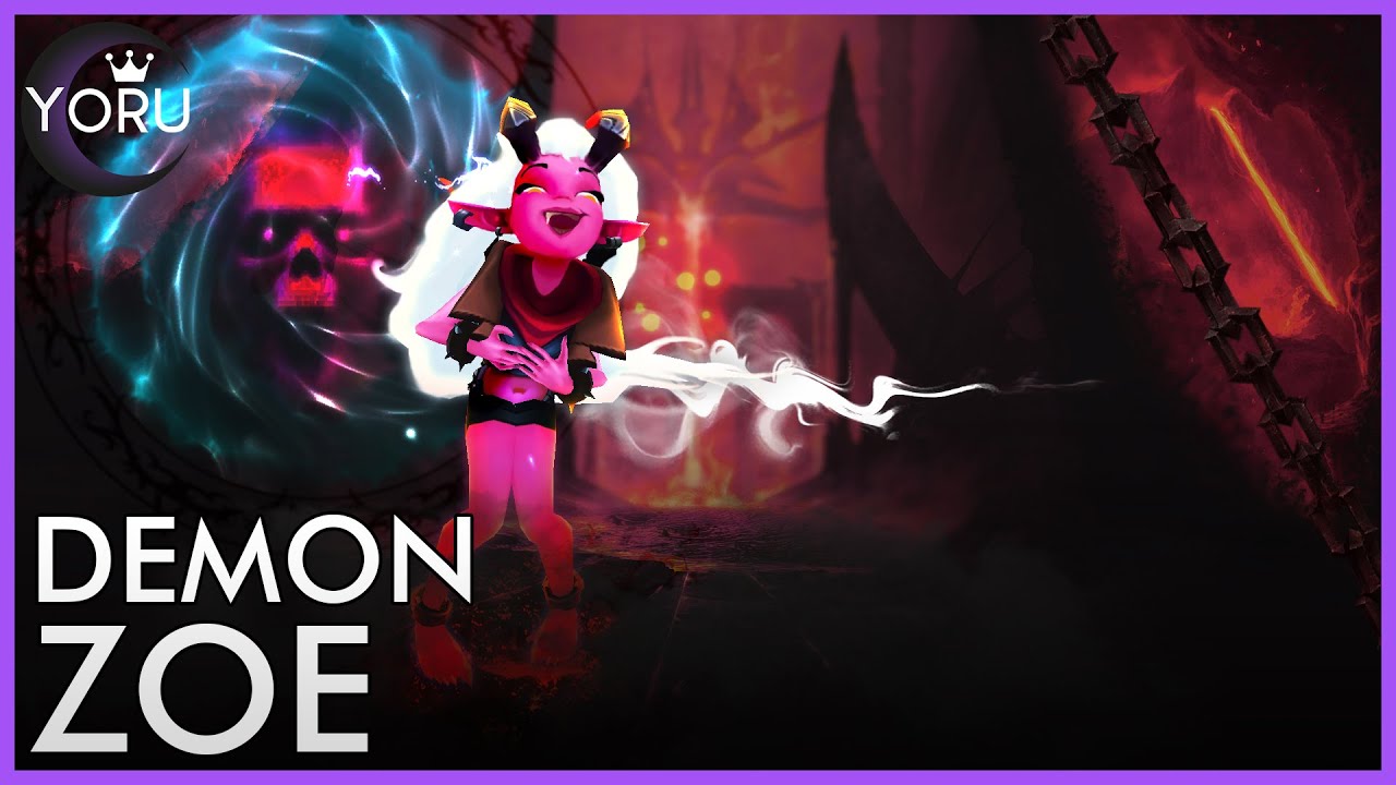 Demon Zoe 😈 | League of Legends Custom Skin - YouTube