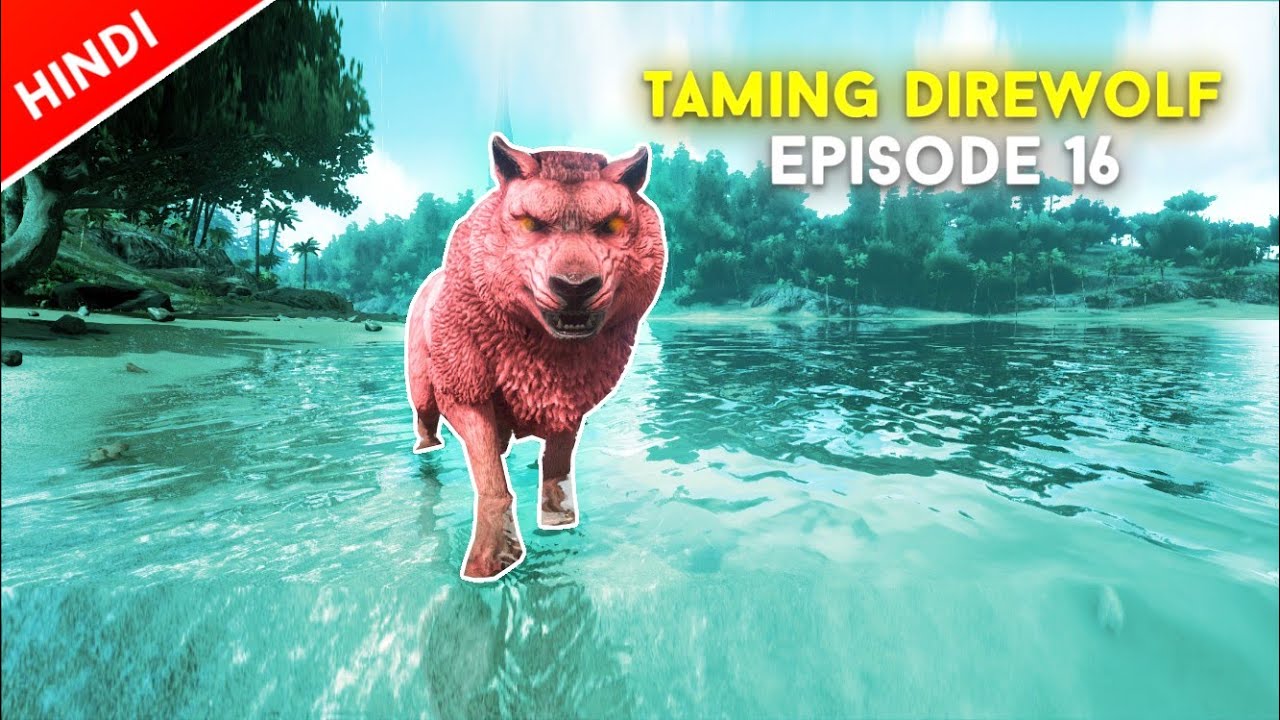 Ark Survival Evolved Mobile : Taming Dire Wolf w Noobs 🙃 | Ep 16 ...