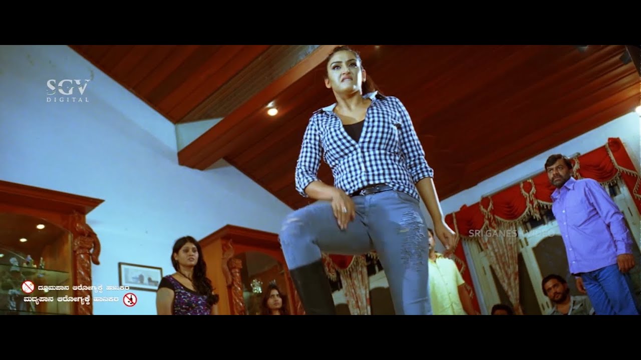 Ragini's Massive Entry To Prostitute's House | Ragini Hot Scenes | Ragini IPS Movie - YouTube