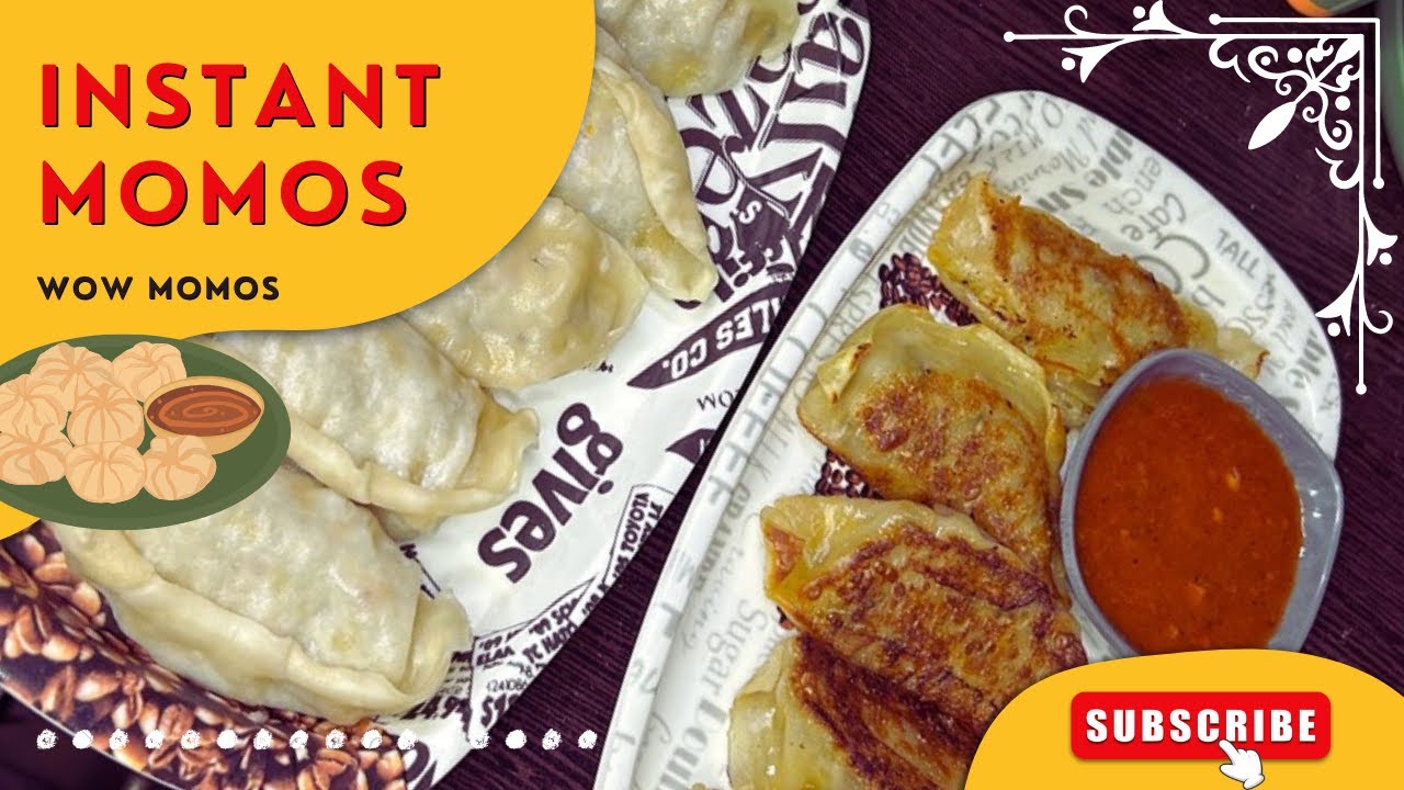 Trying Instant Momos for the first time | Wow Momos | VEG MOMOS | TASTY ...