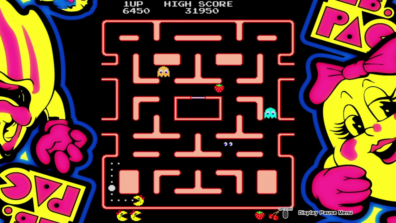 Ms pac man first level tips - YouTube