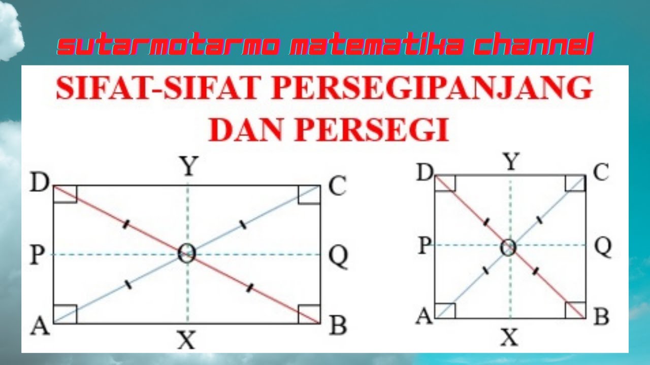 Sifat-sifat Persegipanjang dan persegi - YouTube