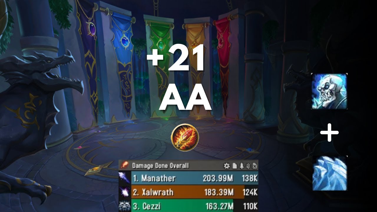 138k Overall Frost Mage +21 Algethar Academy M+ - YouTube