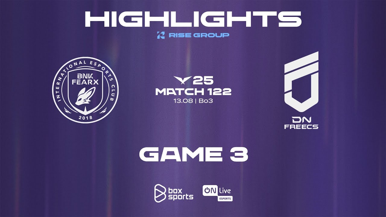 Highlights BFX vs DNF | Game 3 | Match 122 | LCK 2025 - YouTube