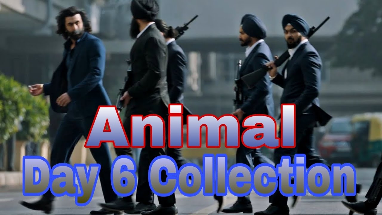 Animal Box Office Collection Day 6 || Ranbir Kapoor || Reshmika Mandana ...