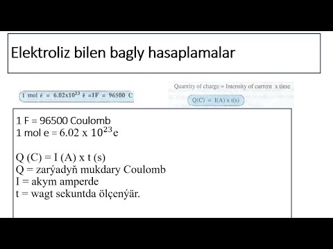 Himiya meseleler 84-87 soraglar Tema: Elektroliz