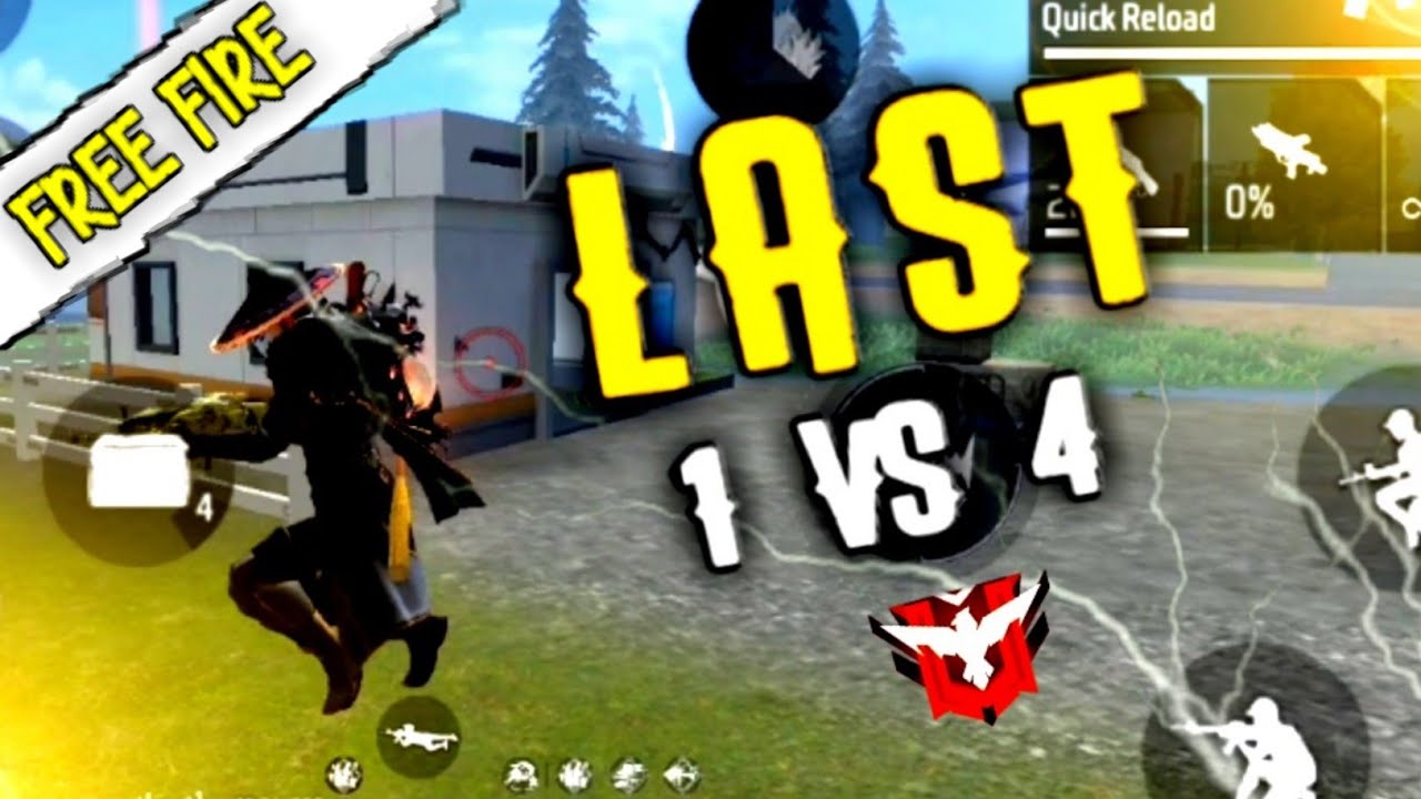 [BEGONE]LAST 1 VS 4 GAMEPLAY 🎯|FREE FIRE 🔥|FF FULL GAMPLAY 🎮|@BeGoneyt ...